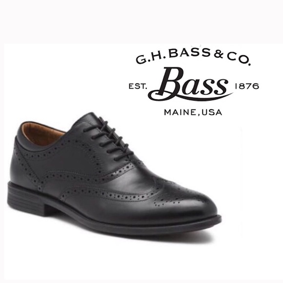 G.H. Bass & Co. | Shoes | Bass Flex Step Wingtip Black Oxford 3 | Poshmark
